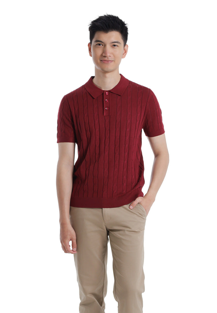 Byford Knitted Polo - 3625009A – Forest Clothing