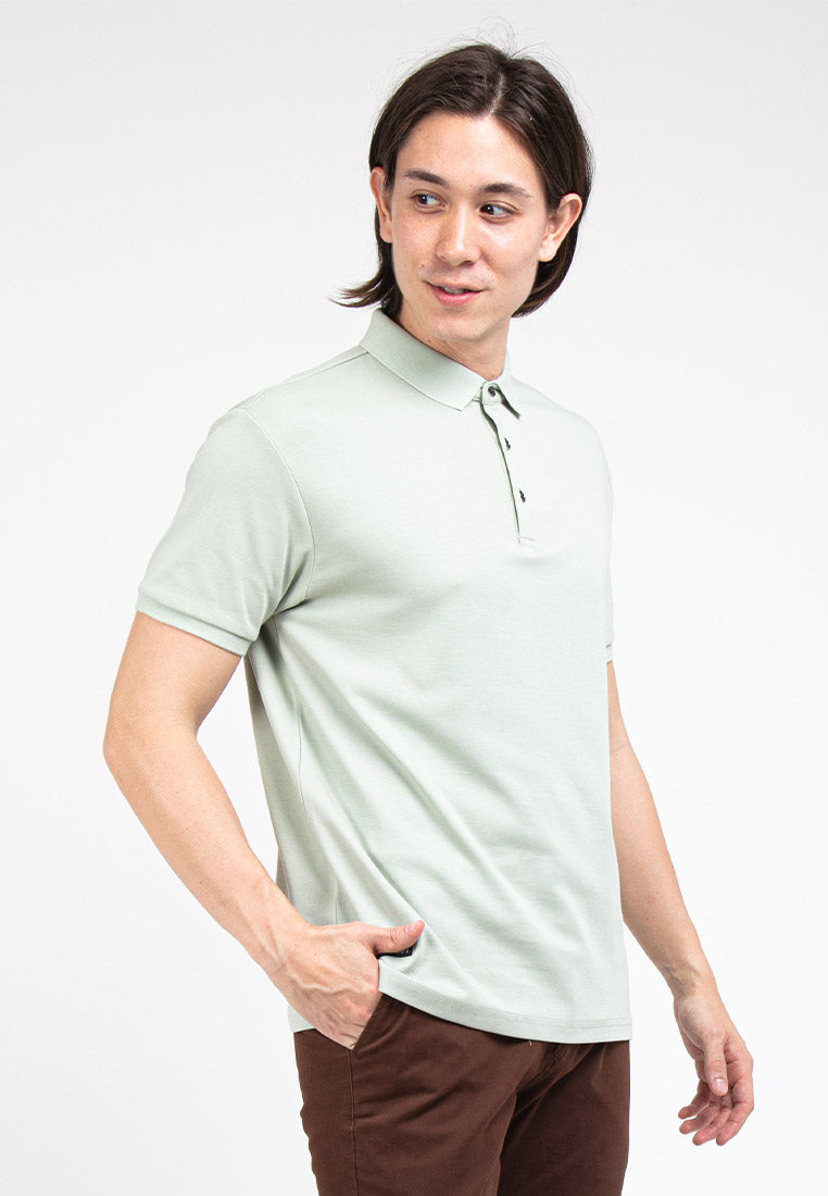 Forest Premium Weight Cotton 220gsm Interlock Knitted Polo Tee - 23635 ...